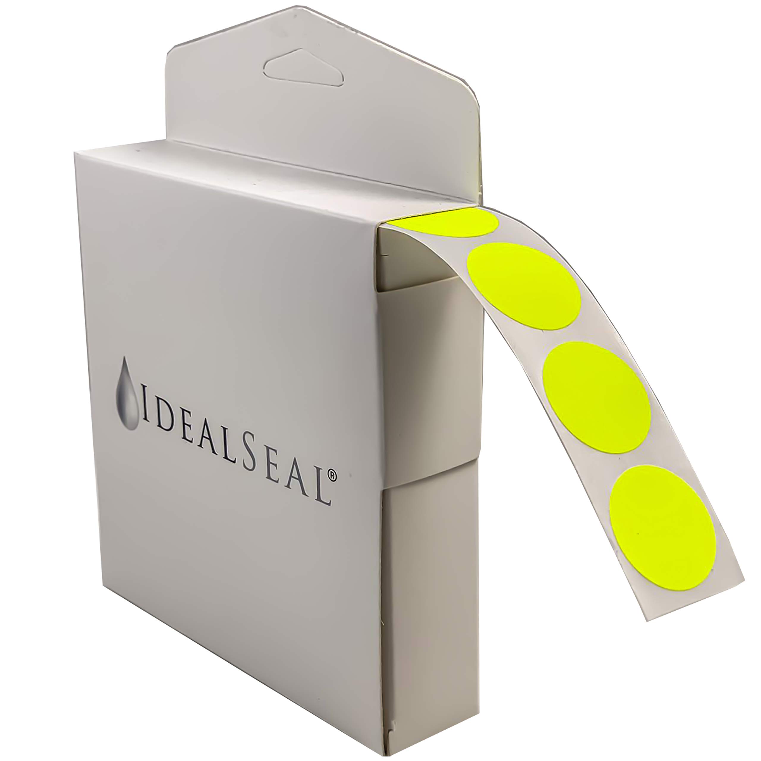 Amazon.com : Color Coding Labels Super Bright Neon Yellow Round Circle ...