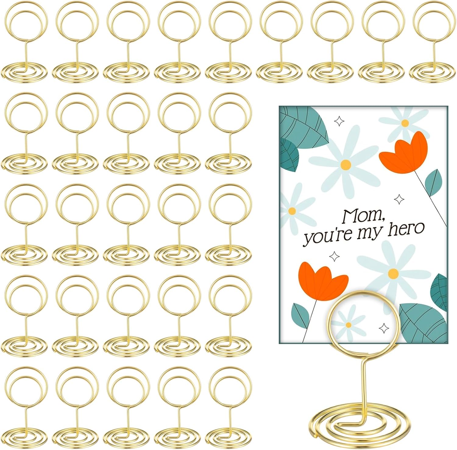 Amazon.com: 30 Pcs Place Card Holders for Table, Mini Table Number ...