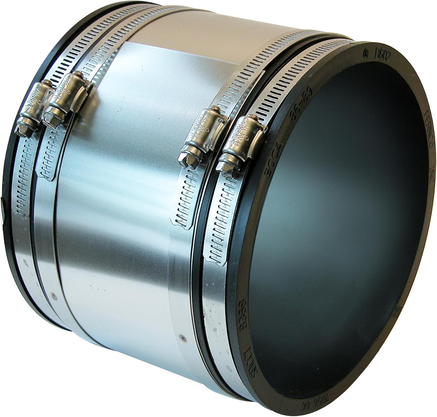 Amazon.com: Fernco 1056-66RC Shielded PVC Pipe Coupling for Cast Iron ...