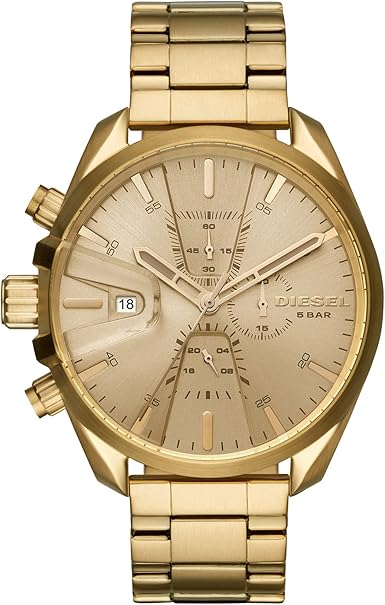 Diesel Men's Chronograph Quartz Watch with Stainless Steel Strap DZ4475 ...