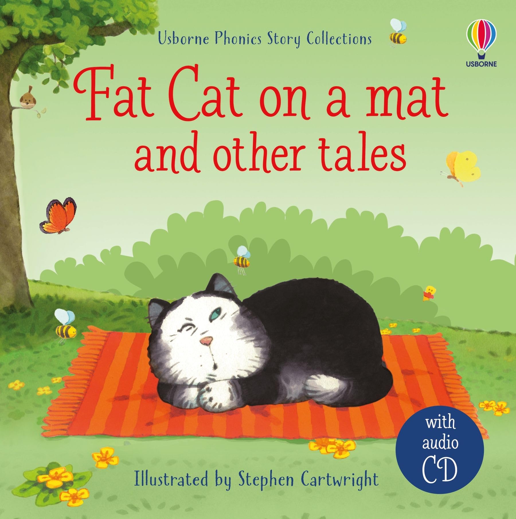 Fat cat on a mat and other tales with CD (Phonics Story Collections ...