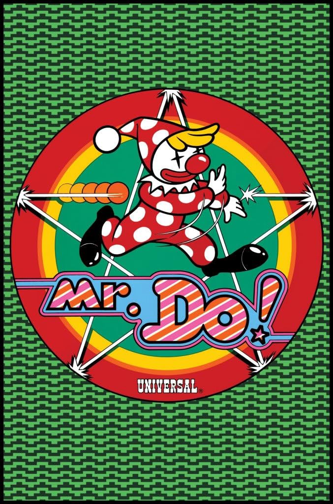 Amazon.com: Mr Do Video Arcade Game Poster Print 16" X 24": Posters ...