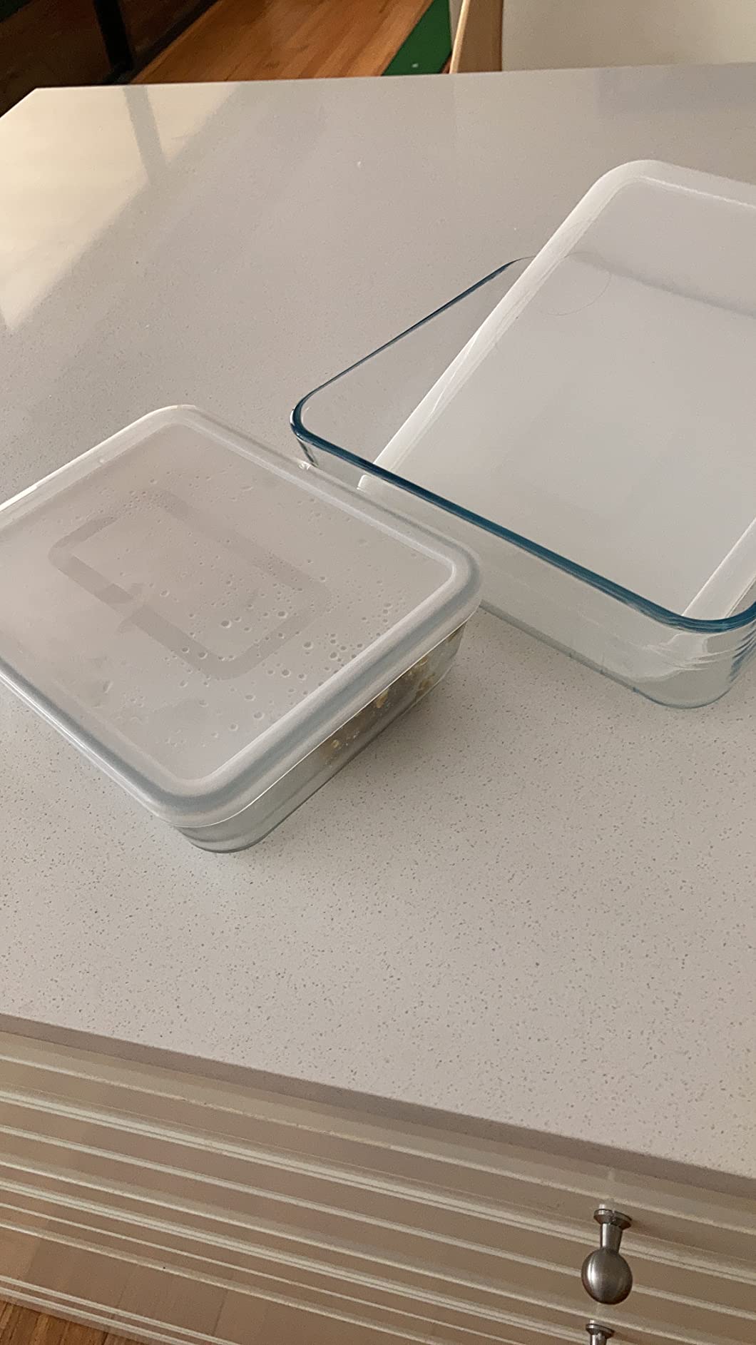 Pyrex Cook & Freeze Rectangular Storage Set of 2 – Borosilicate Glass ...