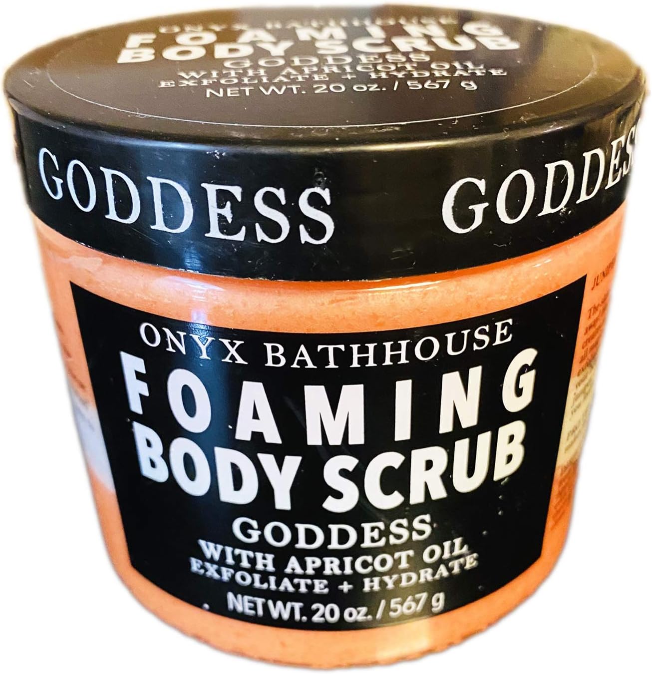 Amazon.com : Onyx Bathhouse Foaming Body Scrub : Beauty & Personal Care