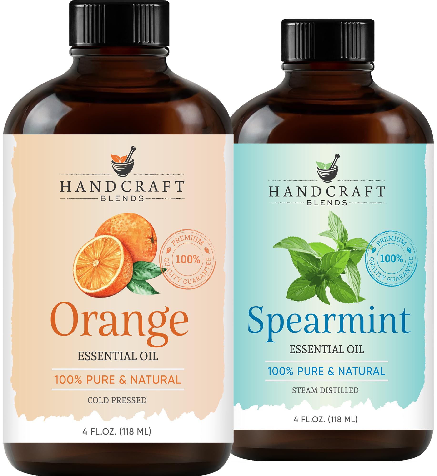 Amazon.com: Handcraft Blends Spearmint Essential Oil and Sweet Orange ...