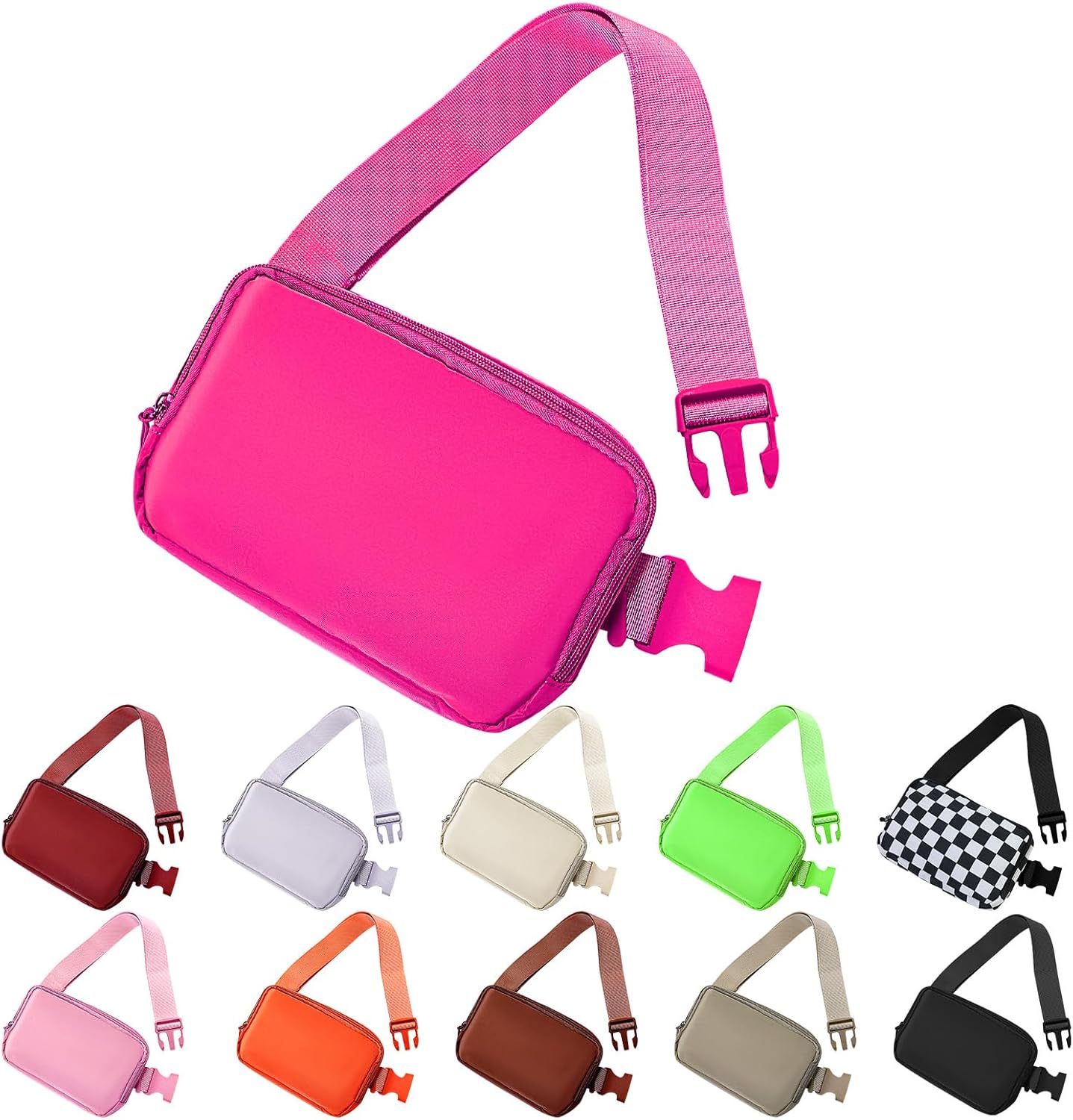 Amazon.com | Ufacai Belt Bag,Fashion Waist Packs,Running Waist Packs ...