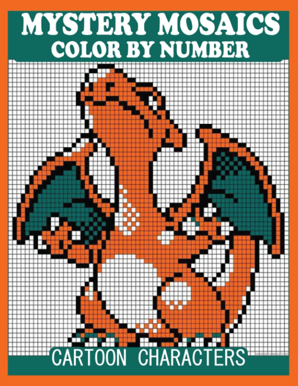 Mystery Mosaics Color By Number Cartoon Characters Pixel Art Kids ...