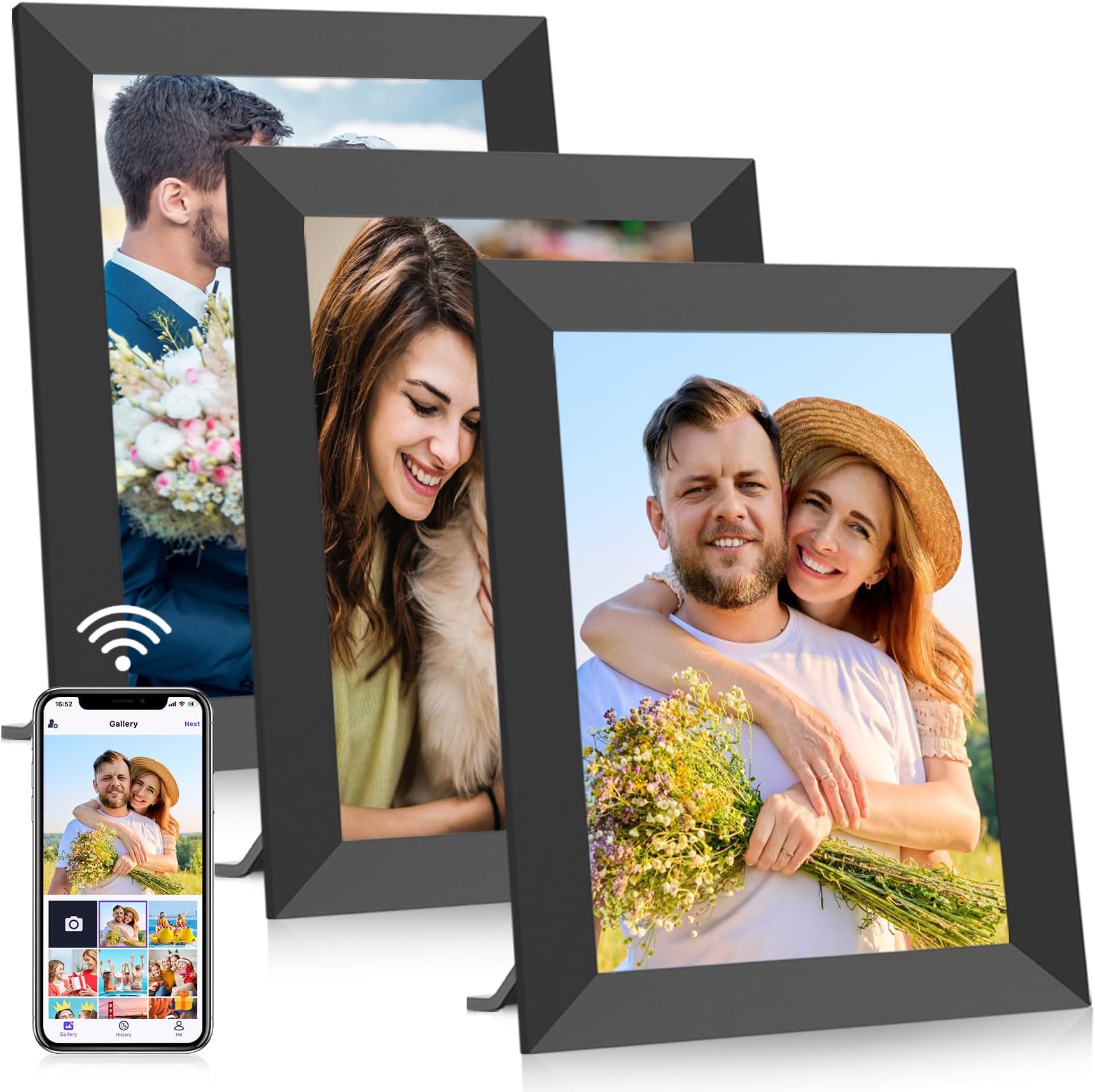 Amazon.com : FANGOR 10.1 Inch WiFi Digital Picture Frame 1280x800 HD ...