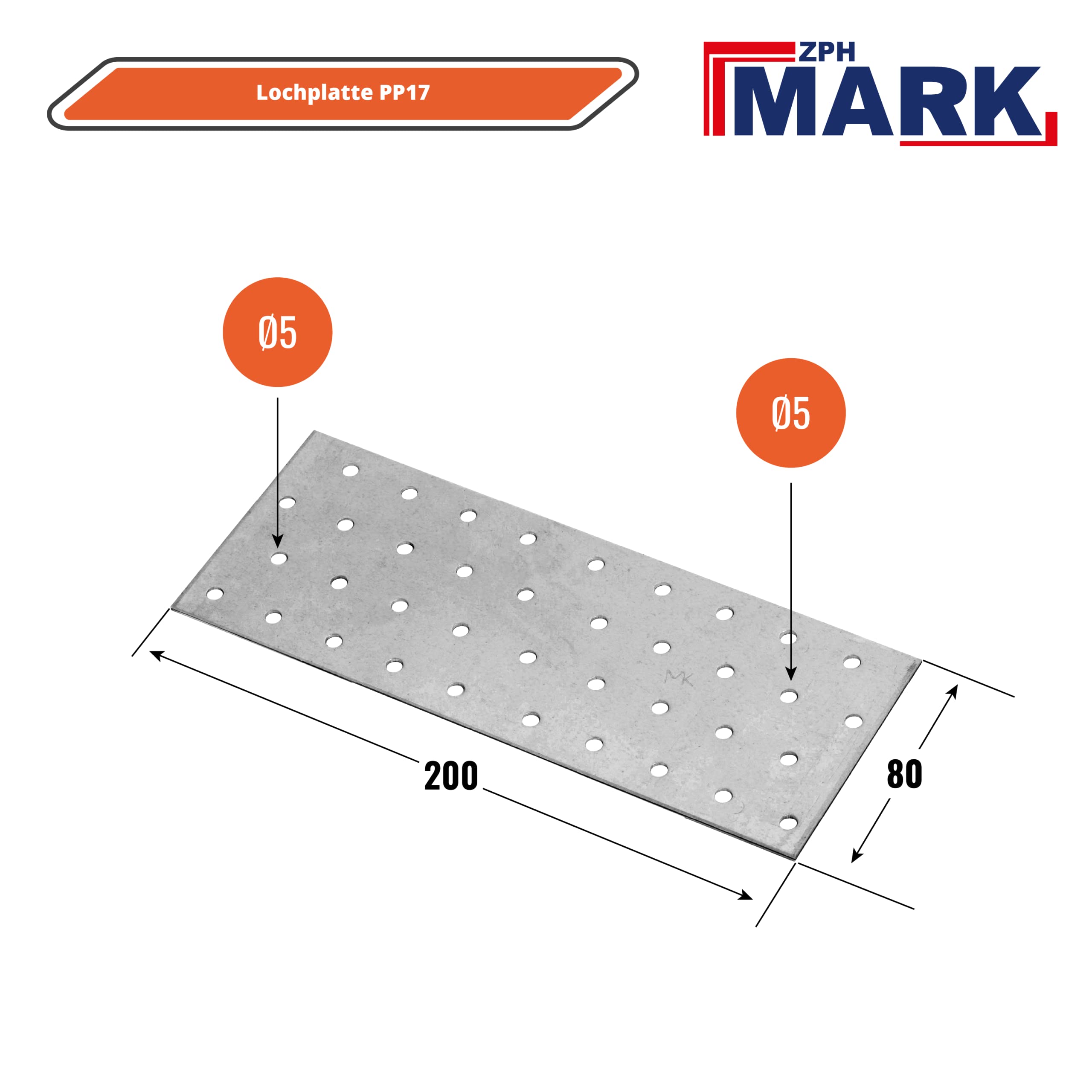 ZPH MARK Perforated Plate Wood Connector Flat Connector Wood Connector ...