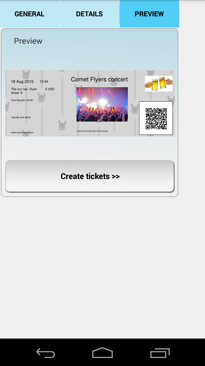 Ticket creator for events with scanner - App on Amazon Appstore