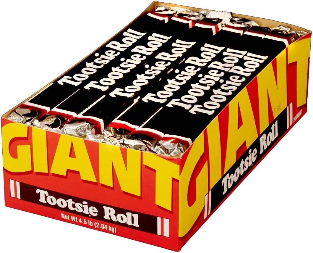 Amazon.com : Tootsie Roll Giant – Chewy Chocolate Gluten Free, Peanut ...
