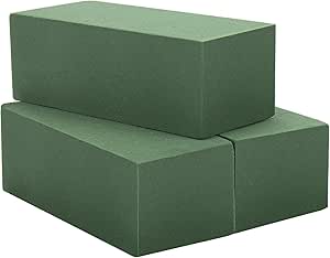 Taope Floral Foam 3 Pcs, Green Sponge Block for Artificial & Fresh ...