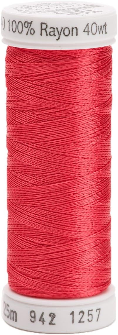 Amazon.com: Sulky Rayon Thread for Sewing, 250-Yard, Deep Coral