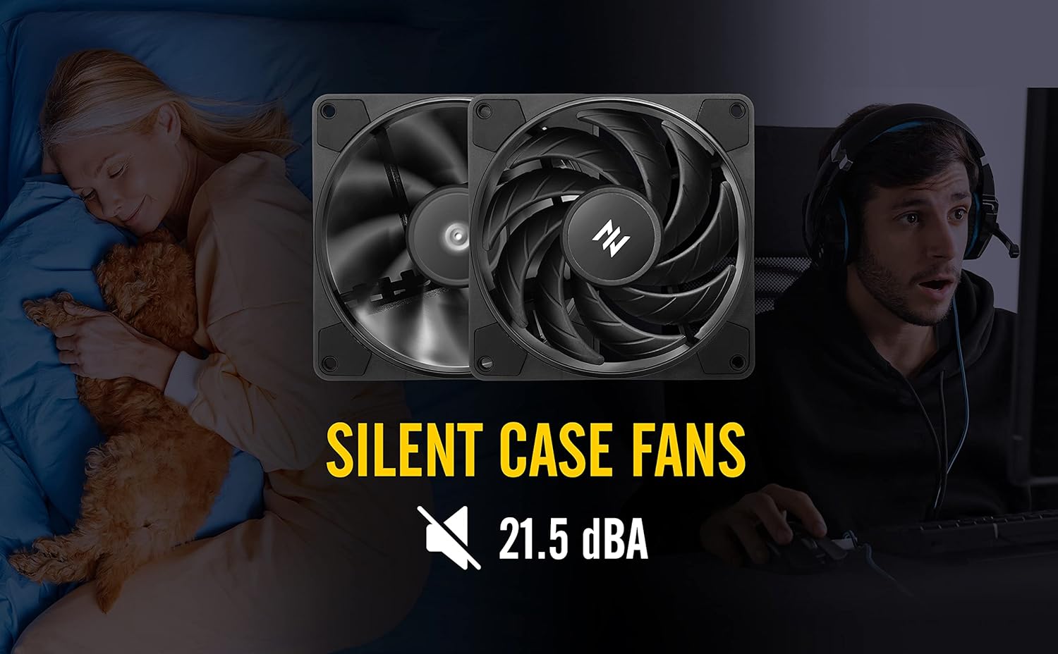 EZDIY-FAB Cube Fan Pro 120mm PC Case Fan,High Performance Cooling Fan ...
