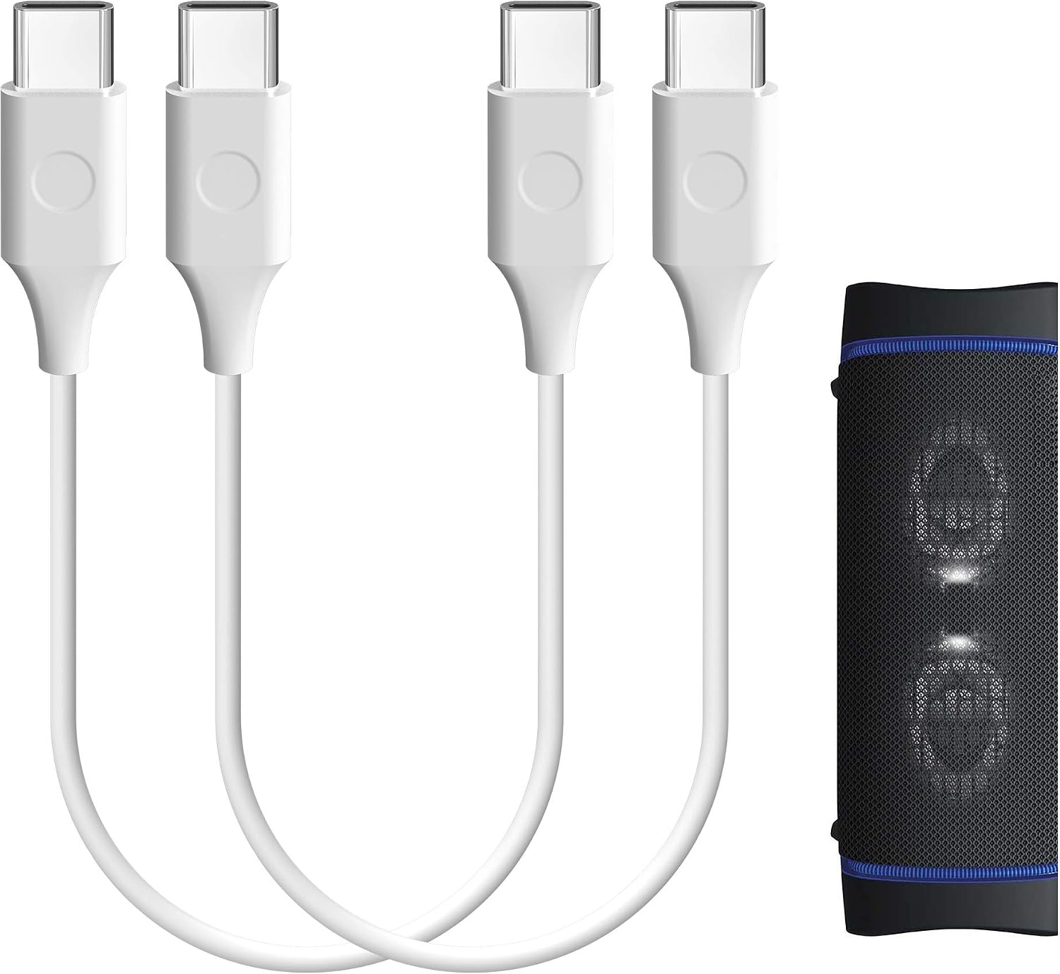Amazon.com: Geekria Type-C Speakers Short Charger Cable Compatible with ...