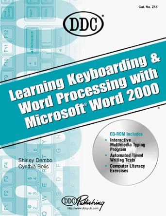 Amazon.com: Learning Keyboarding and Word Processing With Word 2000: ...