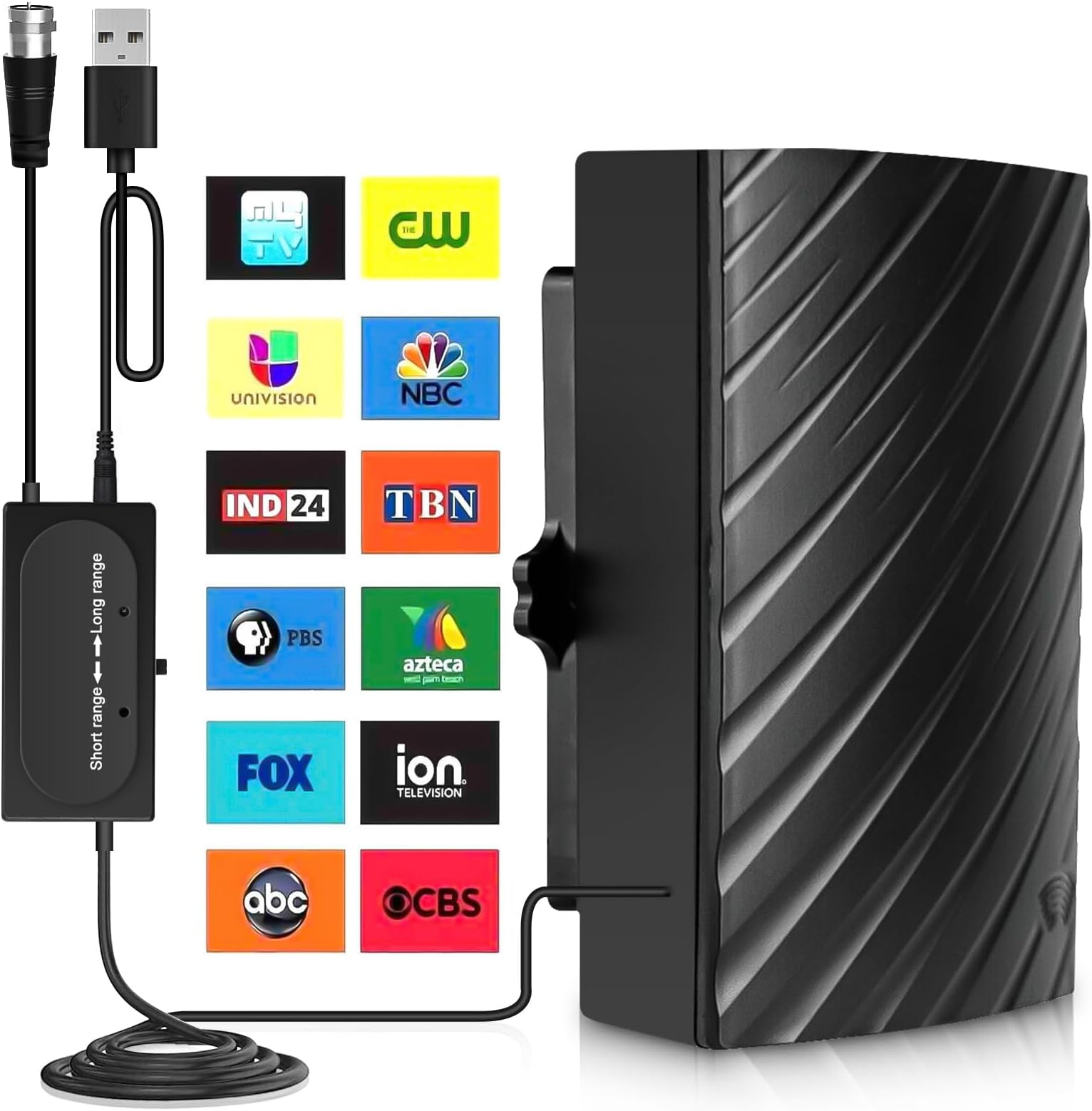 Amazon.com: Digital Antenna for Smart TV - Upgraded Outdoor/Indoor 500 ...
