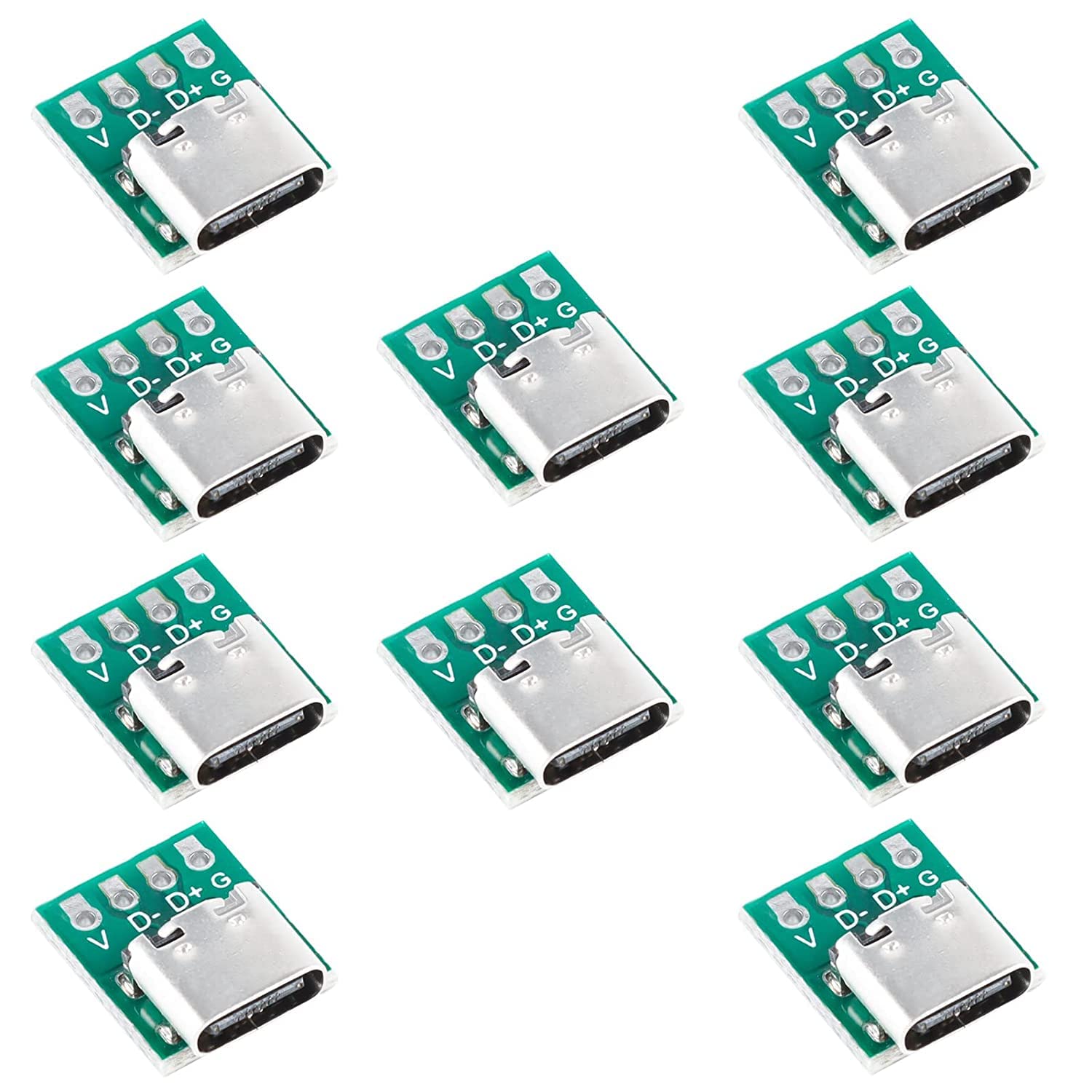 PENGLIN 10PCS USB 3.1 Typ C Stecker Board DIY Serial Basic Breakout ...
