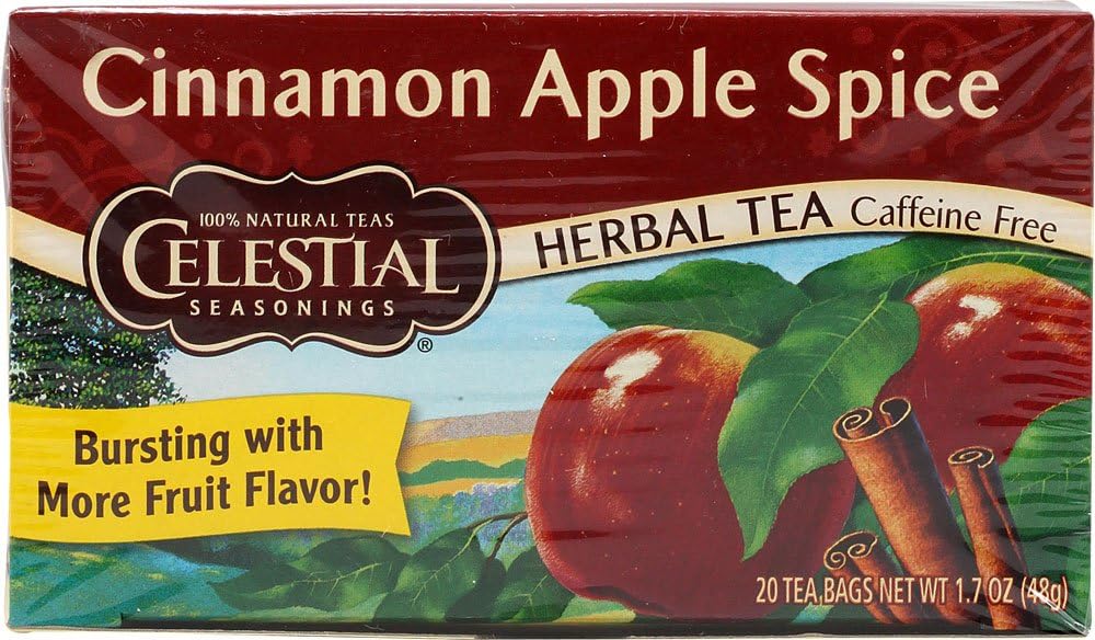 Amazon.com: Pack of 12 x Celestial Seasonings Cinnamon Apple Spice Tea ...