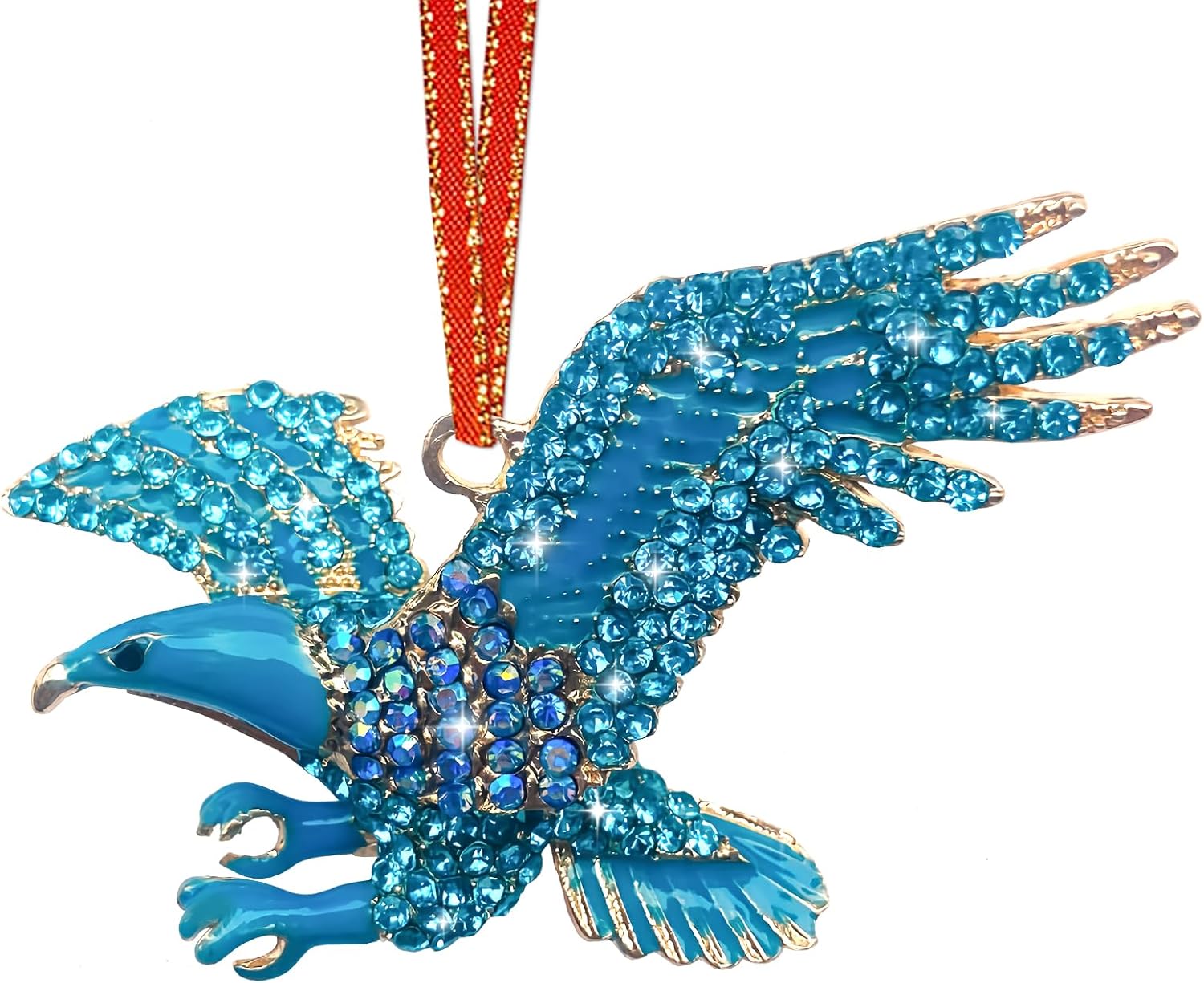 Amazon.com: JUESMOS Bald Eagle Christmas Ornaments 2025 Metal Hanging ...