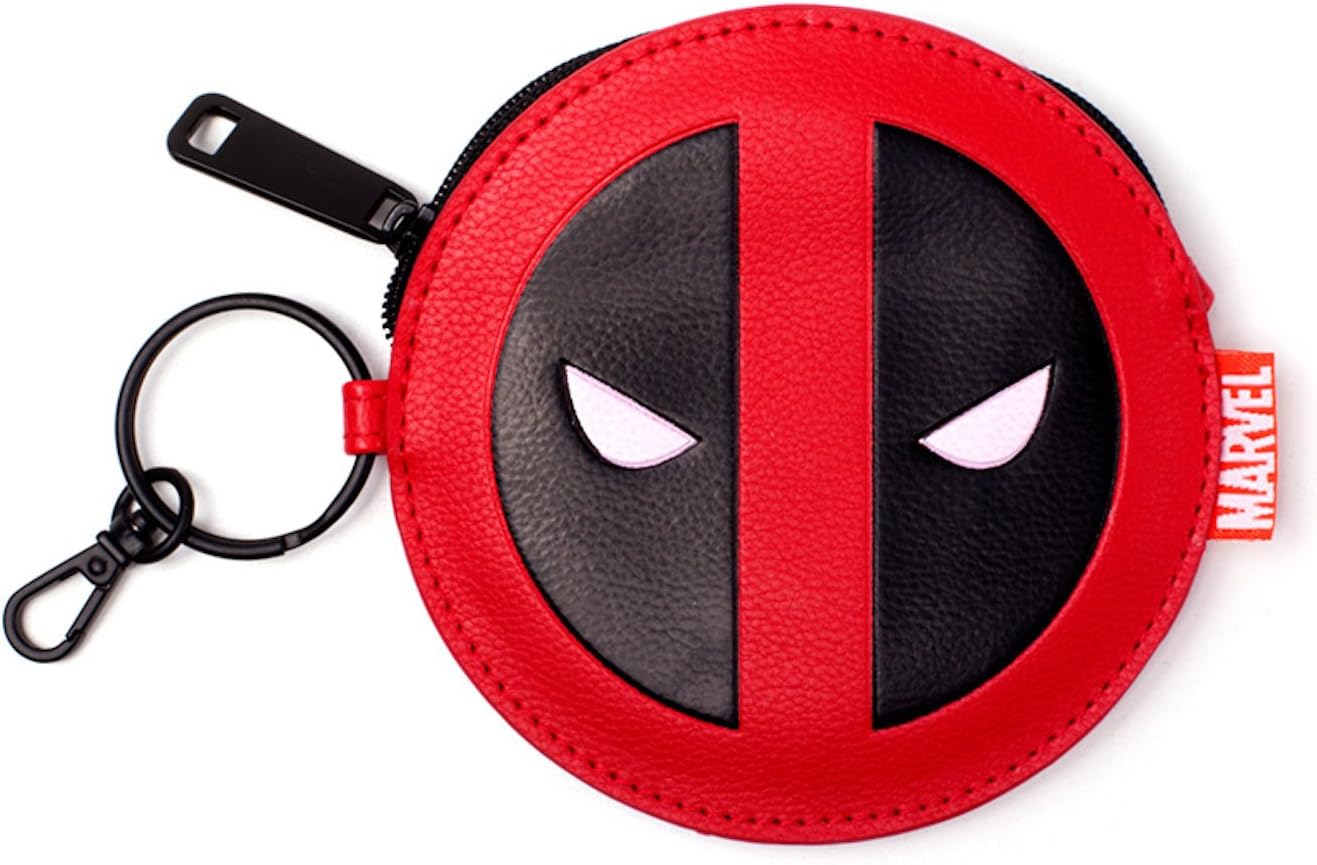 Bioworld Marvel Comics Deadpool Face Purse, Red/Black (Gw268775Ded ...