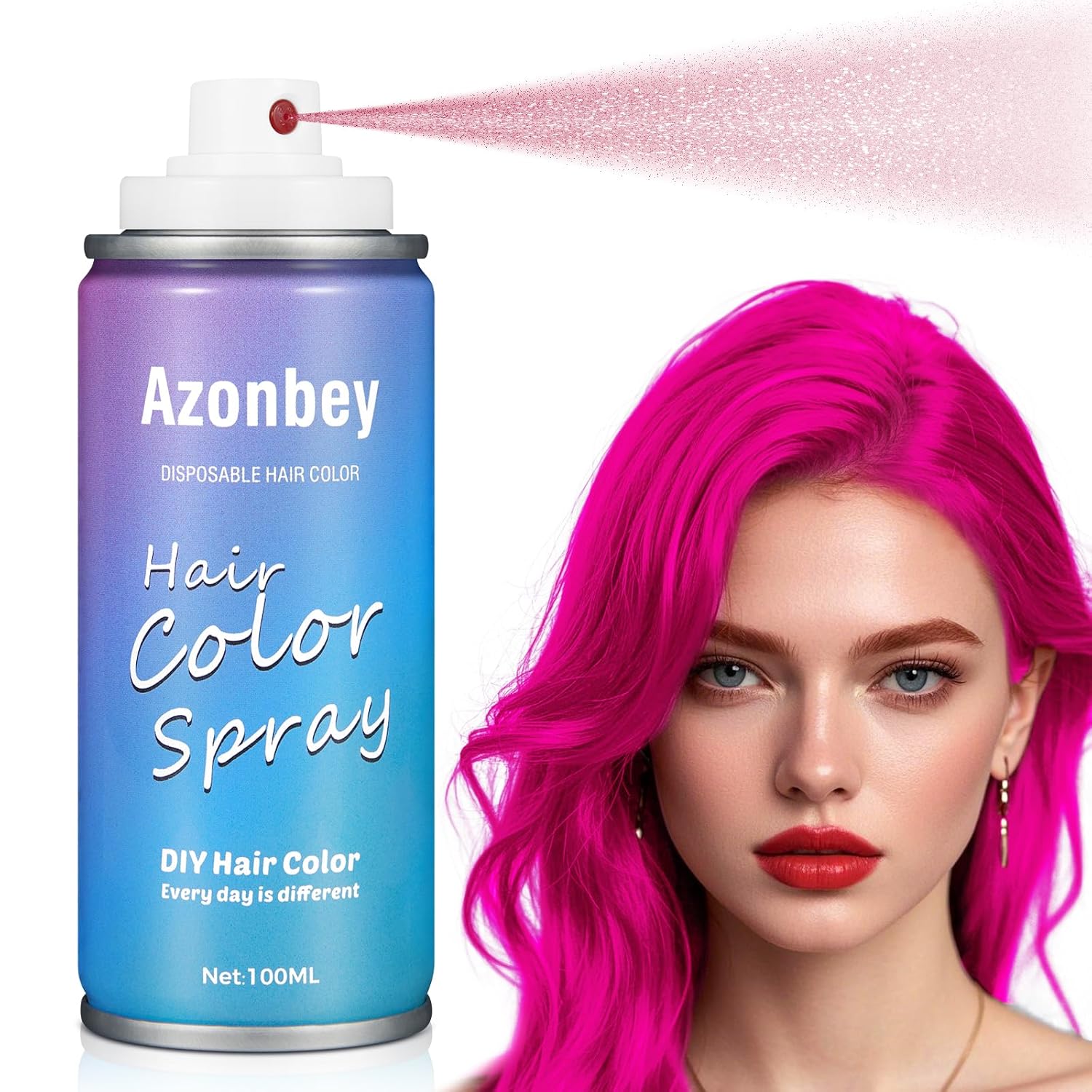 Amazon.com : Pink Hair Spray,Temporary Hair Color Spray for Kids Women ...