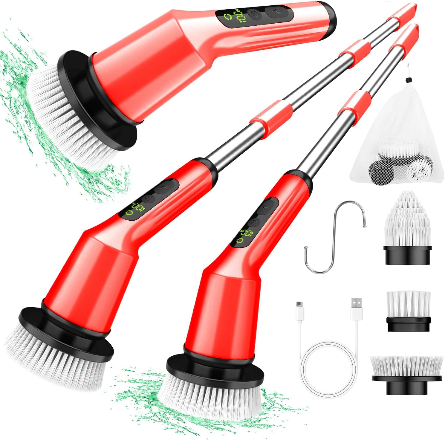 Amazon.com: Electric Cleaning Brush,Cordless Shower Scrubber IPX7 ...