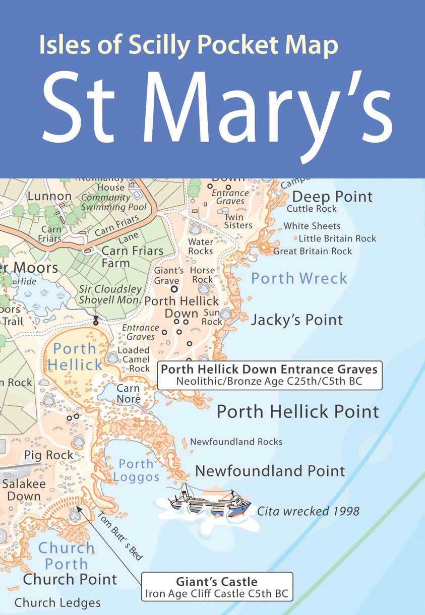 St Marys: 1 (Isles of Scilly Pocket Maps) : Friendly Guides: Amazon.es ...
