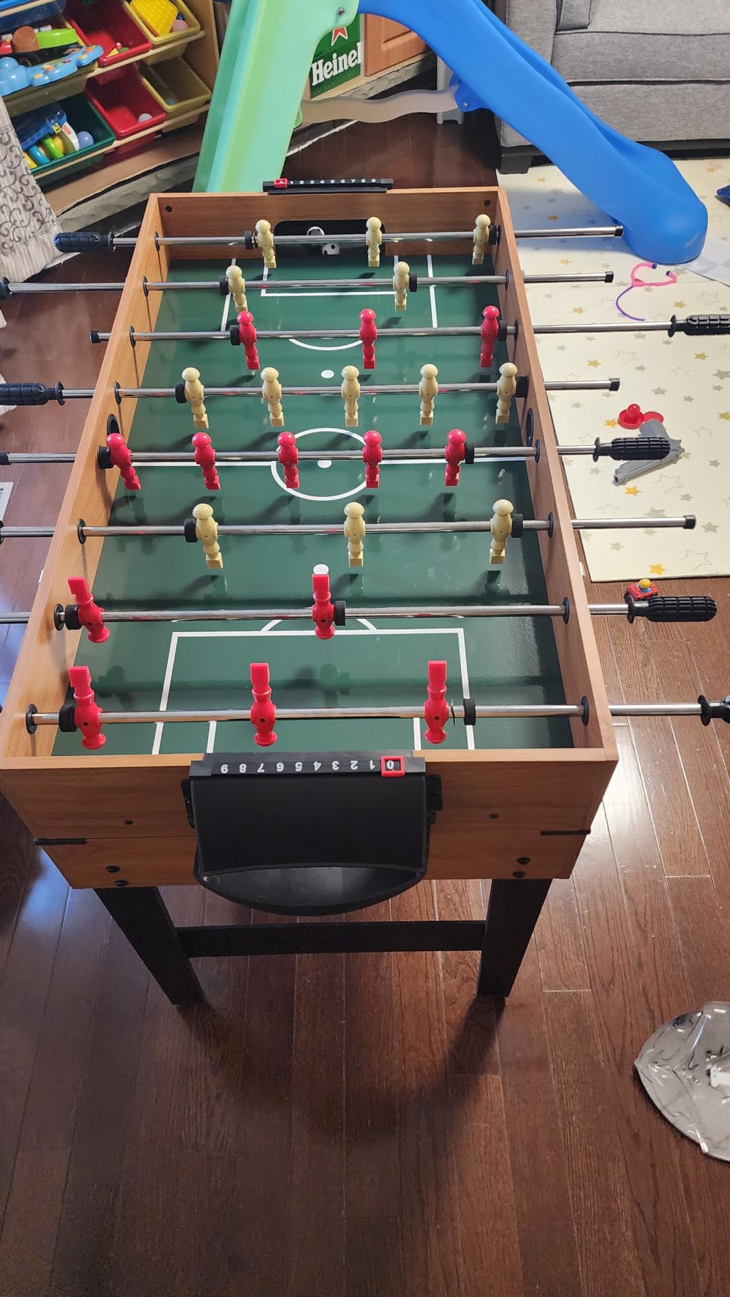 GYMAX 3 in 1 Game Table, 48 in Multi Game Table with Foosball Hockey ...