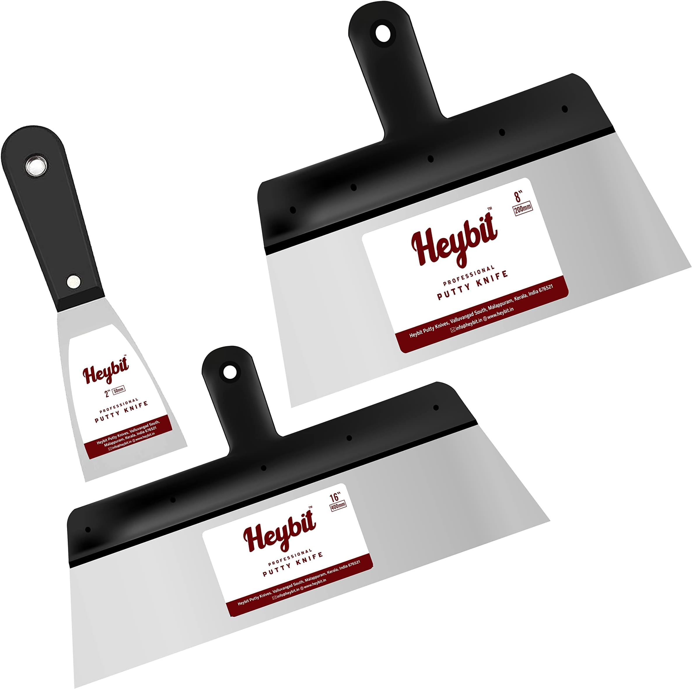 GHST Putty Blade, Knife, Scraper 3inch & 4Inch Width Set of 8 : Amazon ...