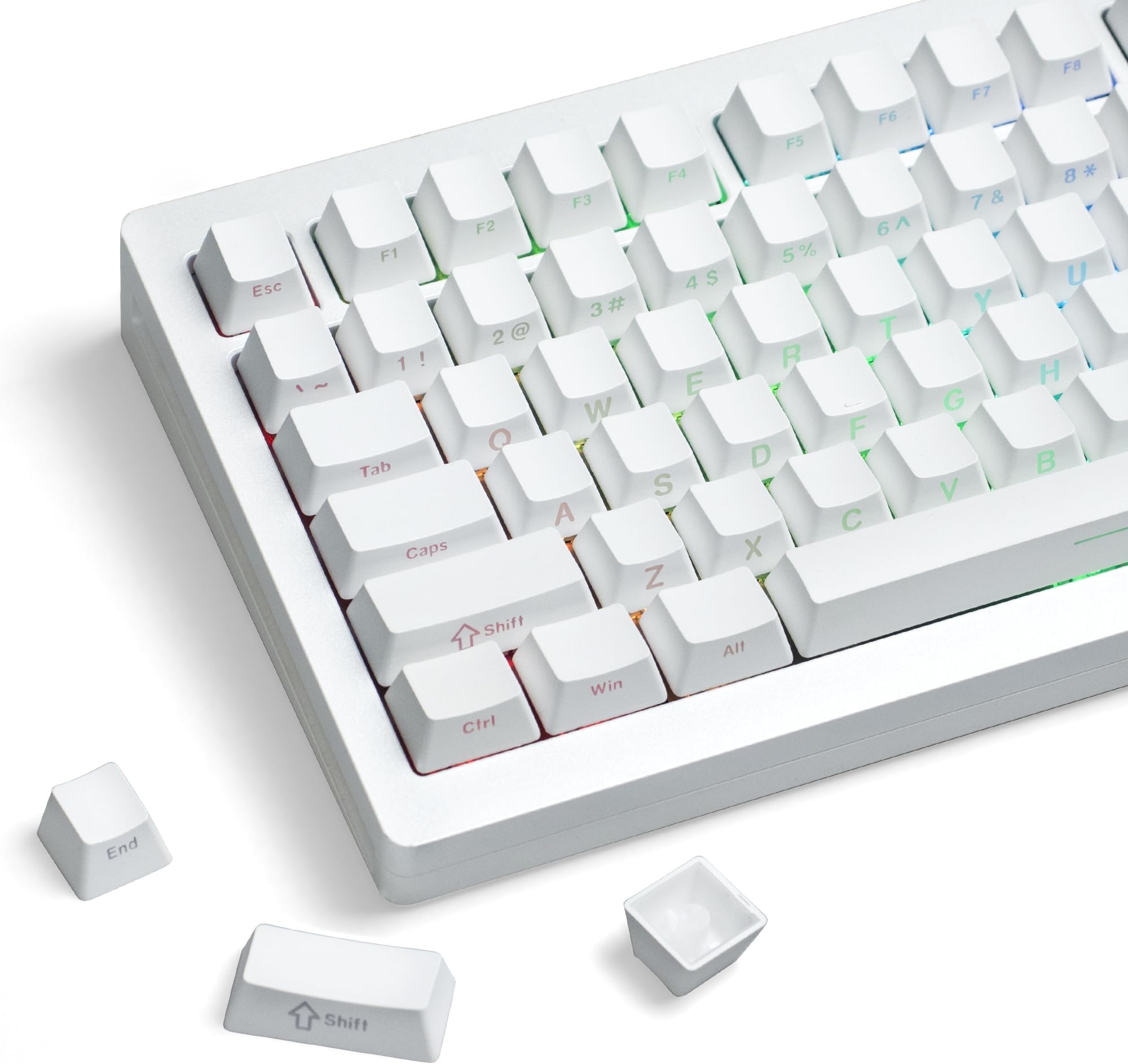 Amazon.com: Happy Balls Keycaps Side/Front Print PBT Keycap Set OEM ...