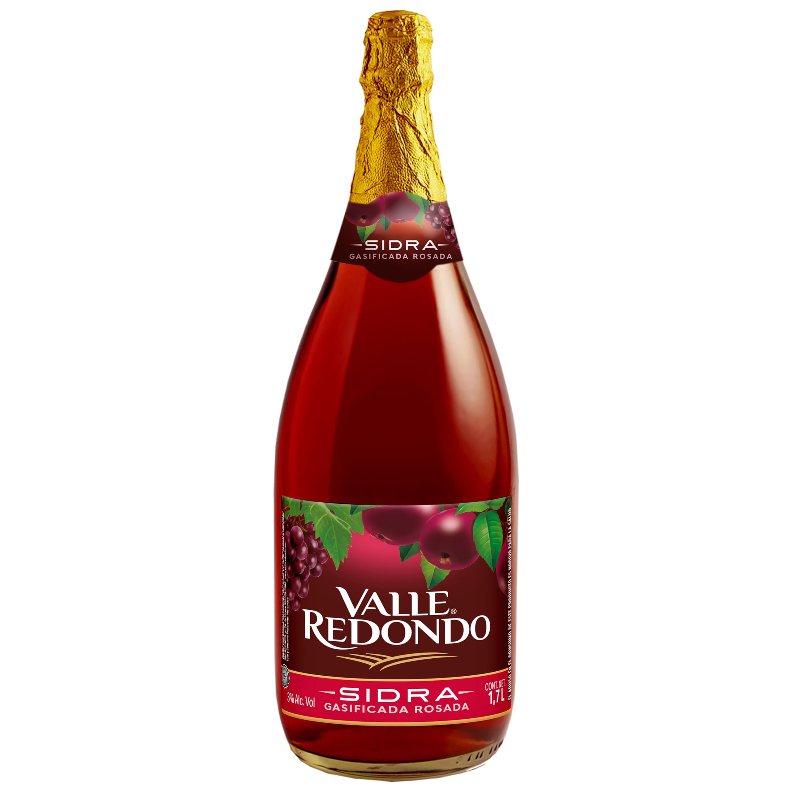 SIDRA VALLE REDONDO ROSADA 1,700 ML : Amazon.com.mx: Alimentos y Bebidas