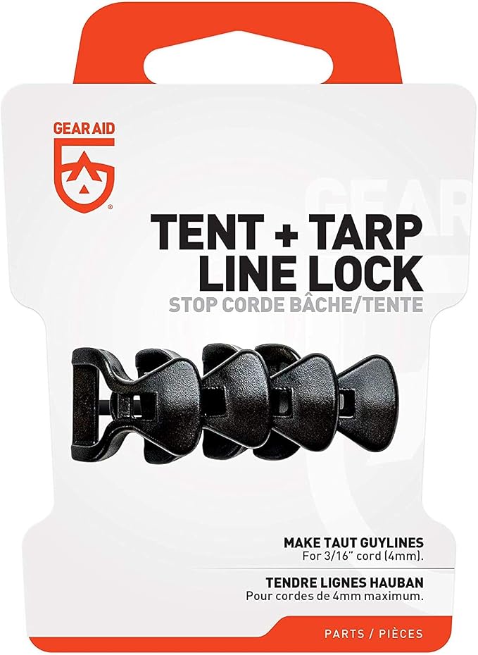 Amazon.com : GEAR AID Tent and Tarp Line Locks, Set of 4 : Sports ...
