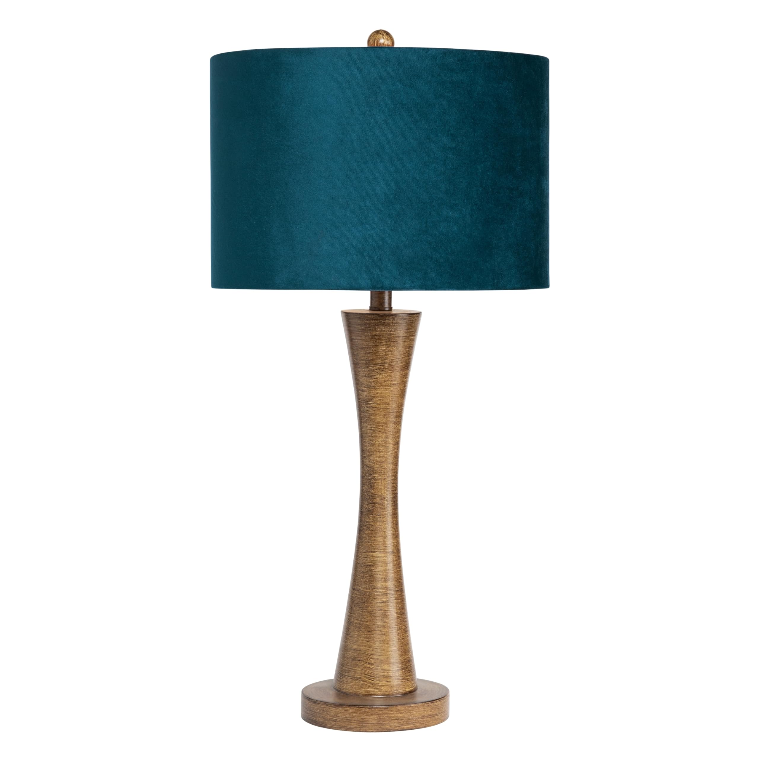 Crestview Collection Evolution Kuala Resin Table Lamp in Brown