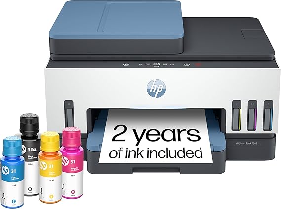 HP Smart Tank 7602 Wireless All-in-One Cartridge-Free Ink Tank Printer ...