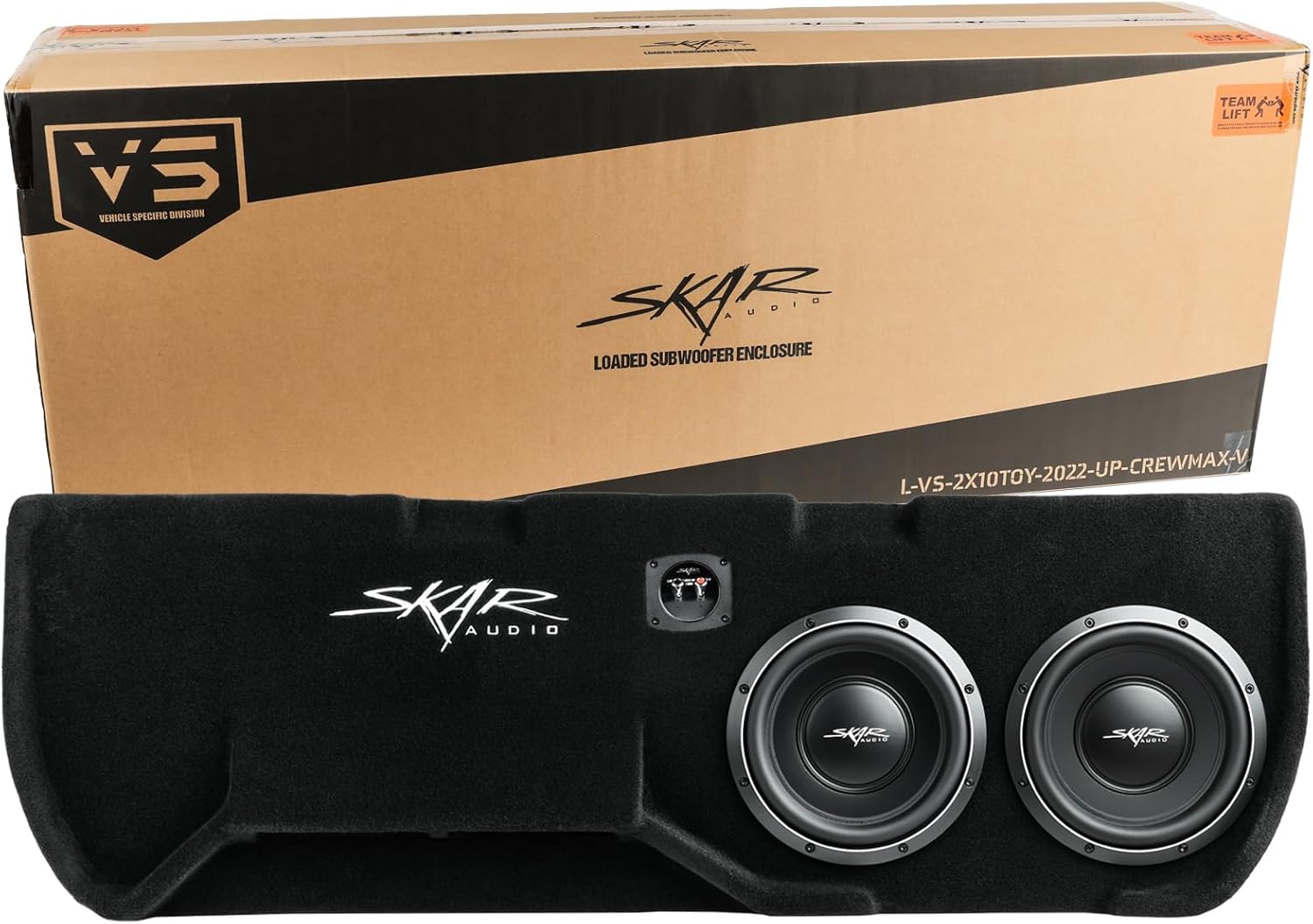 Amazon.com: Skar Audio Dual 10" Loaded Ported Subwoofer Enclosure ...