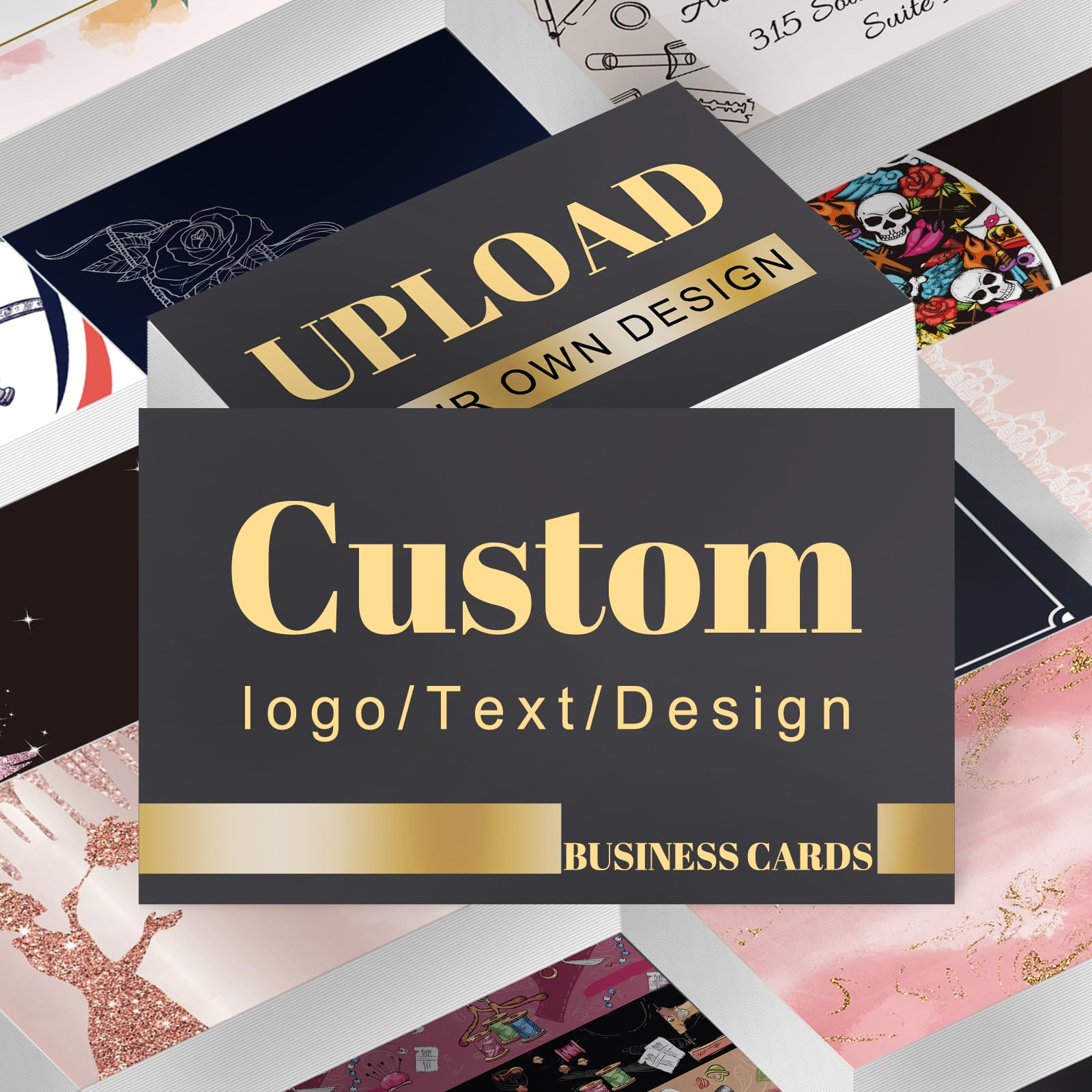 Small Business Cards Custom Business Cards Customize With Logo 1000 500 ...
