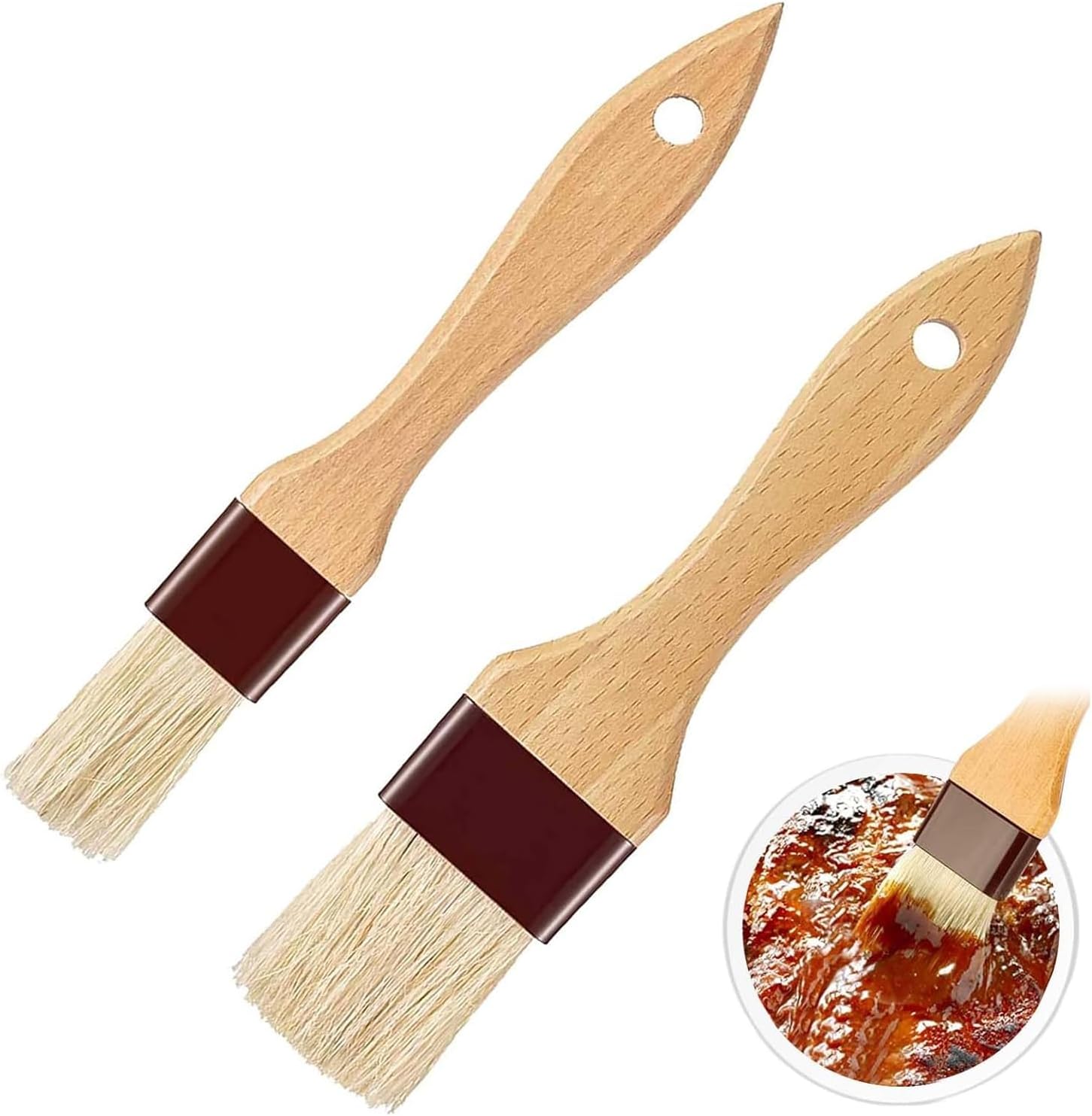 2PCS Pastry Brushes, Pastry Basting Brushes - Versatile Cooking Tools ...