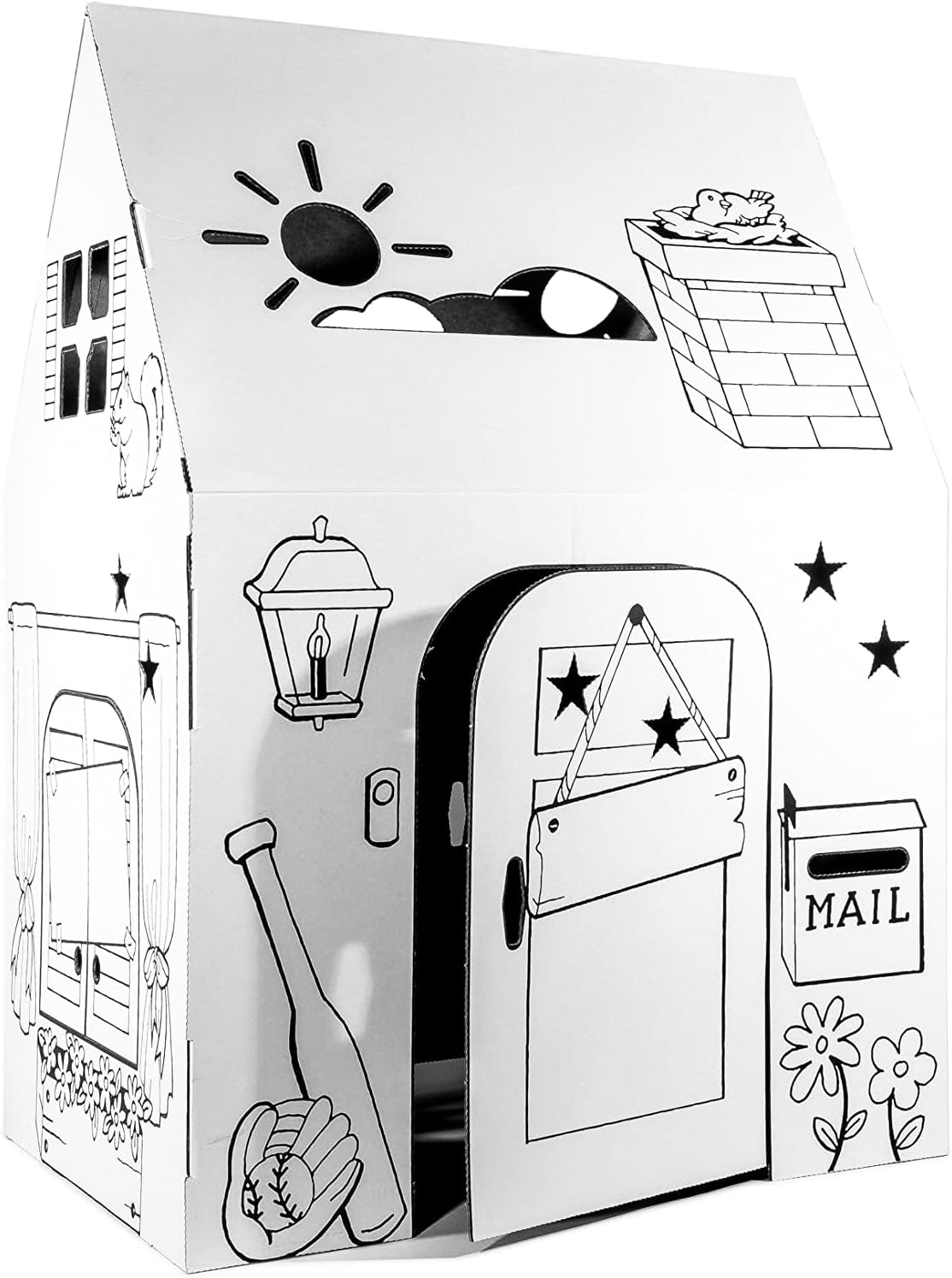 Amazon.com: Easy Playhouse Clubhouse - Kids Art and Craft for Indoor ...