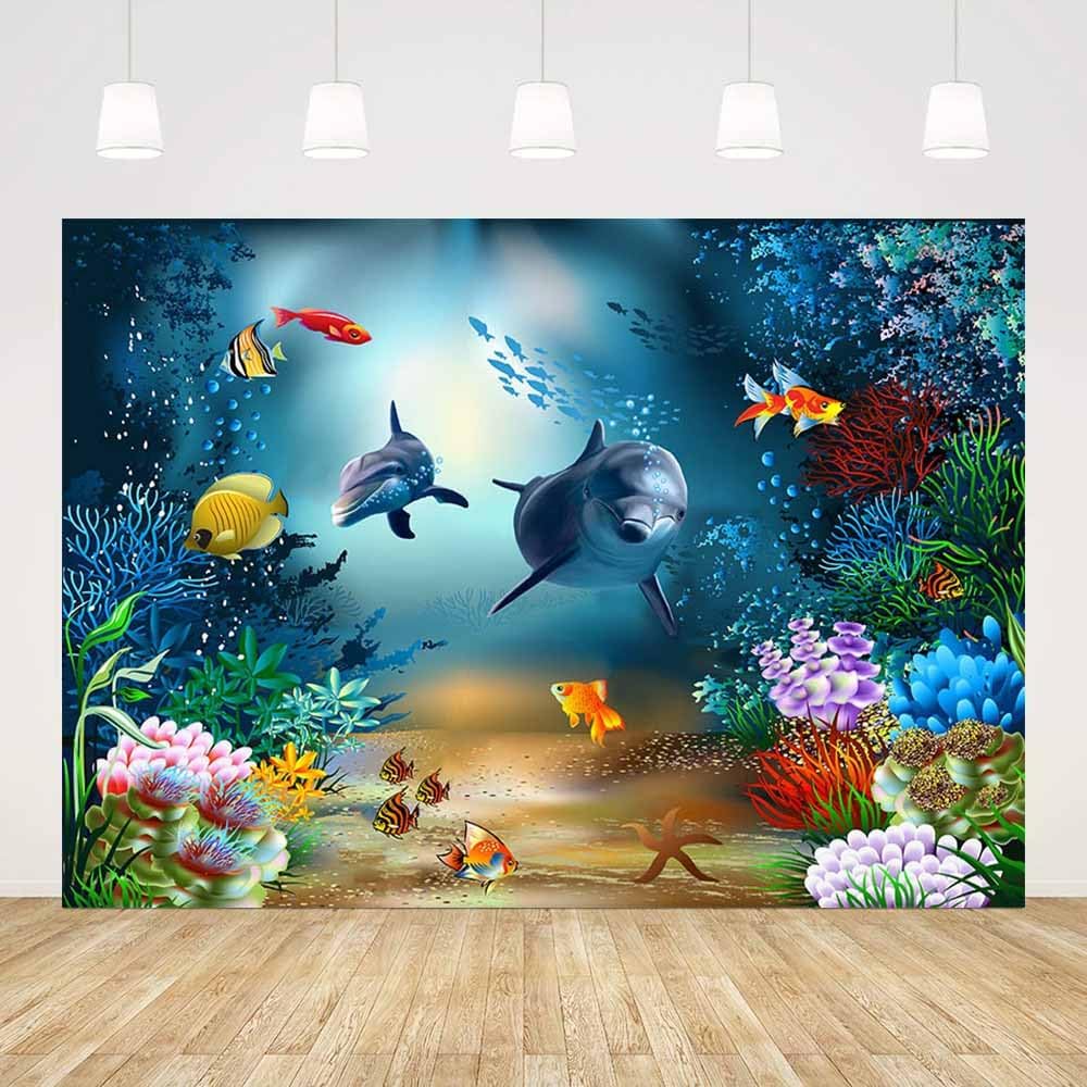 Amazon.com : AIBIIN 7x5ft Under The Sea Photography Backdrop Ocean ...