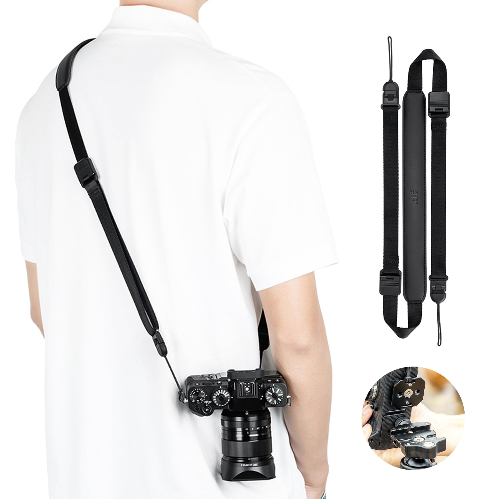 JJC Camera Shoulder Strap Quick Release Sling Strap for Canon Sony ...