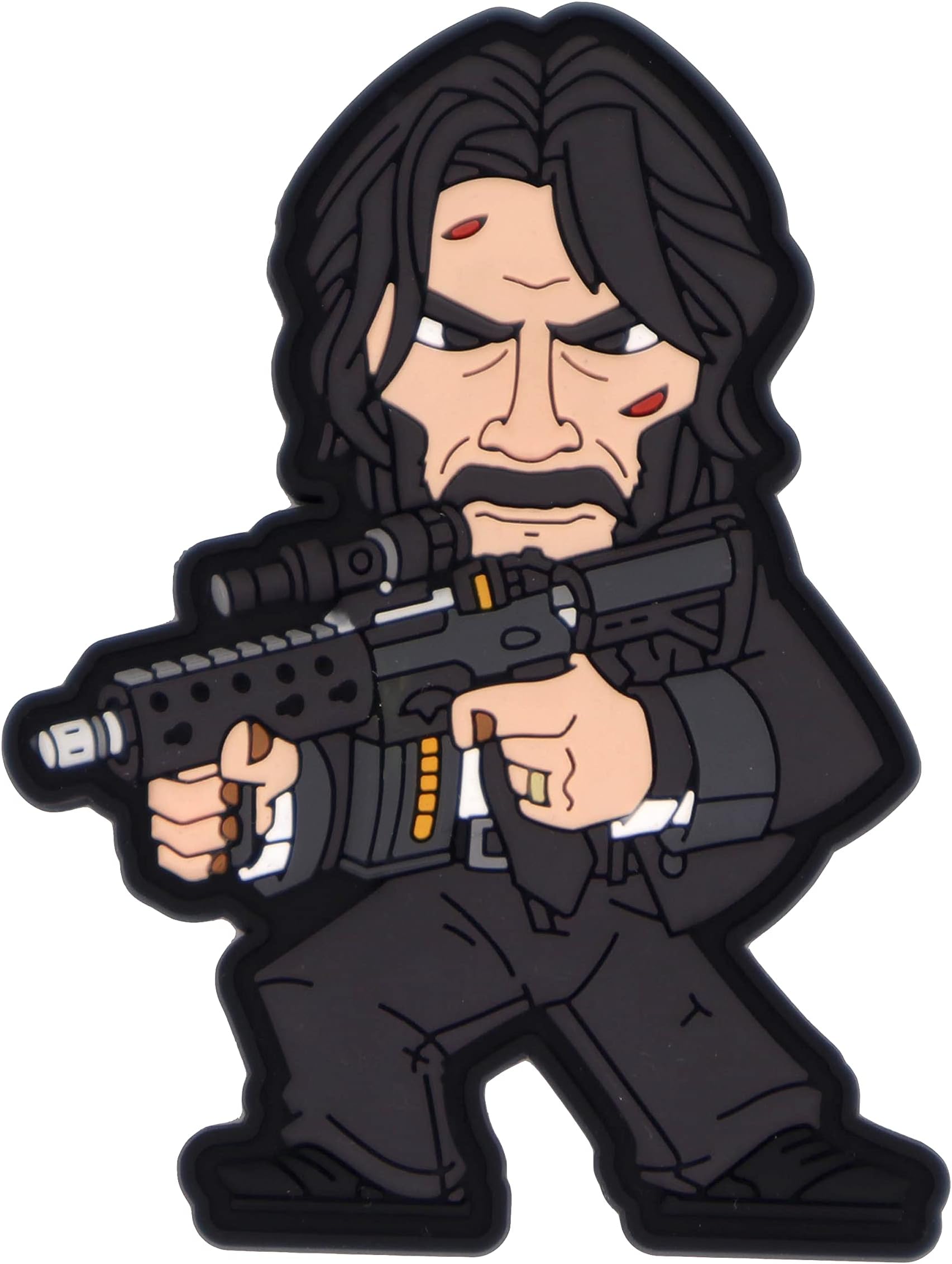 Amazon.com: NEO Tactical Gear John Wick Baba Yaga Themed Striker Fire PVC Morale Patch : Sports ...
