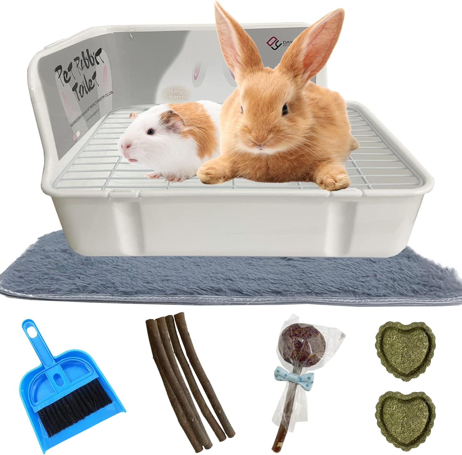 Amazon.com : MUYG Rabbit Litter Box for Cage Corner Bunny Toilet Small ...