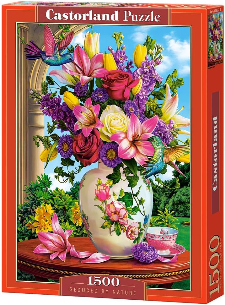 Amazon.com: Castorland 1500 Piece Jigsaw Puzzles, Seduced by Nature ...