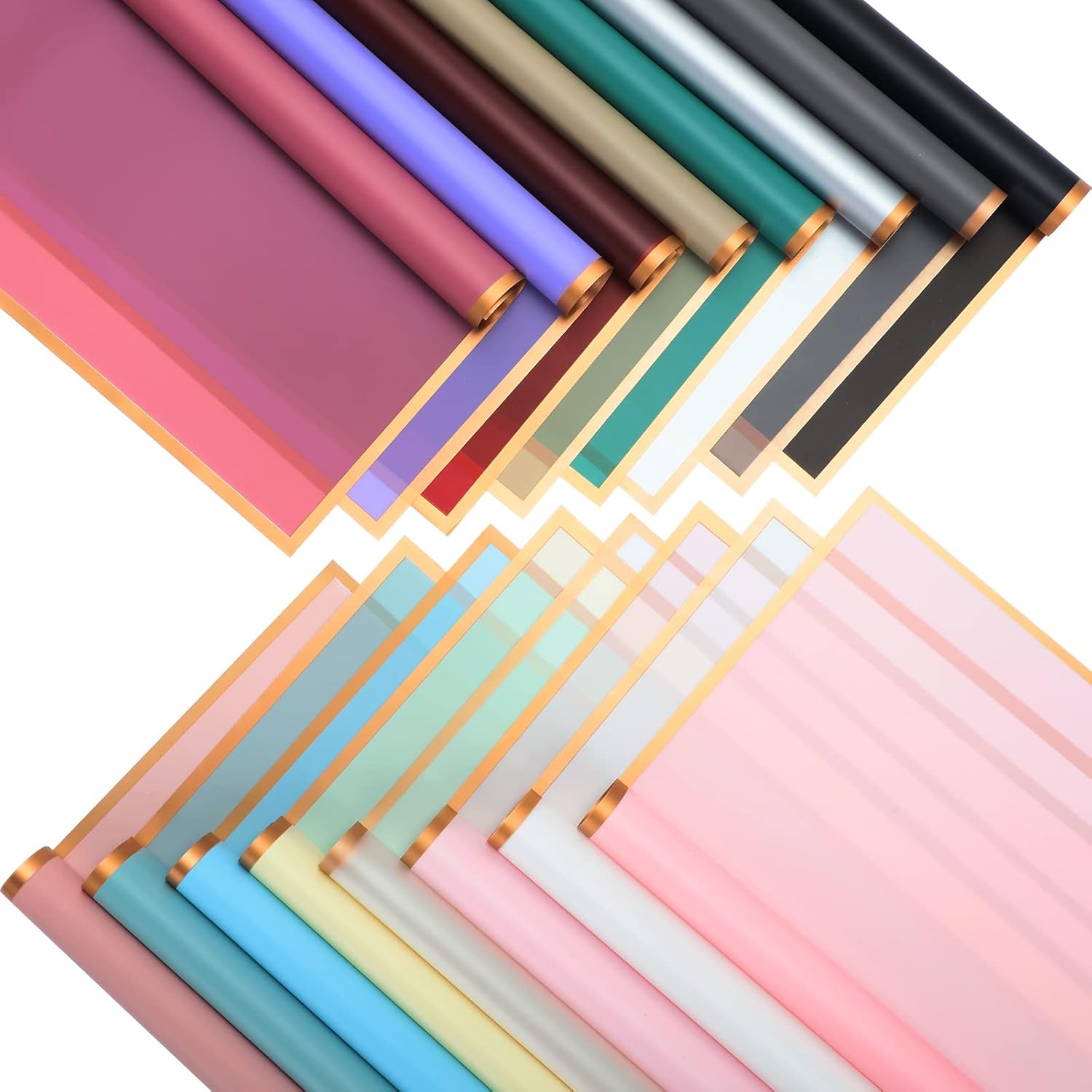 Amazon.com: Pajean 320 Sheets Mother's Day Waterproof Bouquet Wrapping ...