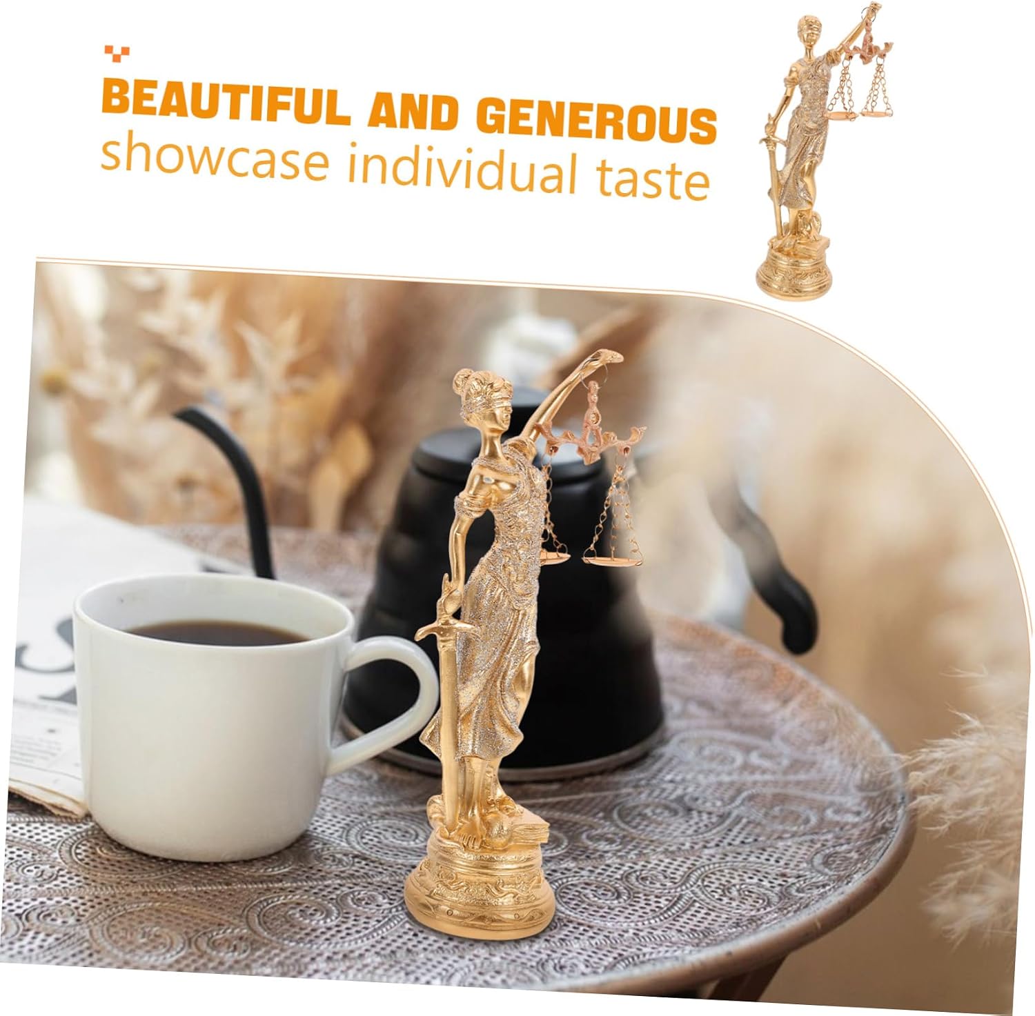Goddess of Justice Statue Statue Sculpture Elegant Nepal | Ubuy