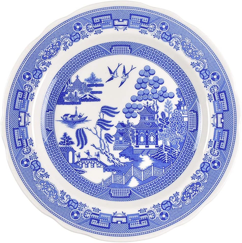 Spode Blue Room Georgian Scenes Plate - Blue Willow : Amazon.ca: Home