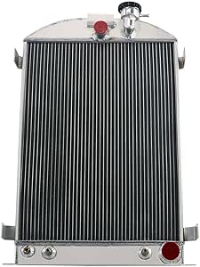 Amazon.com: KUNTAUTOS 4 Row Aluminum Radiator for 1935 1936 Ford Model ...