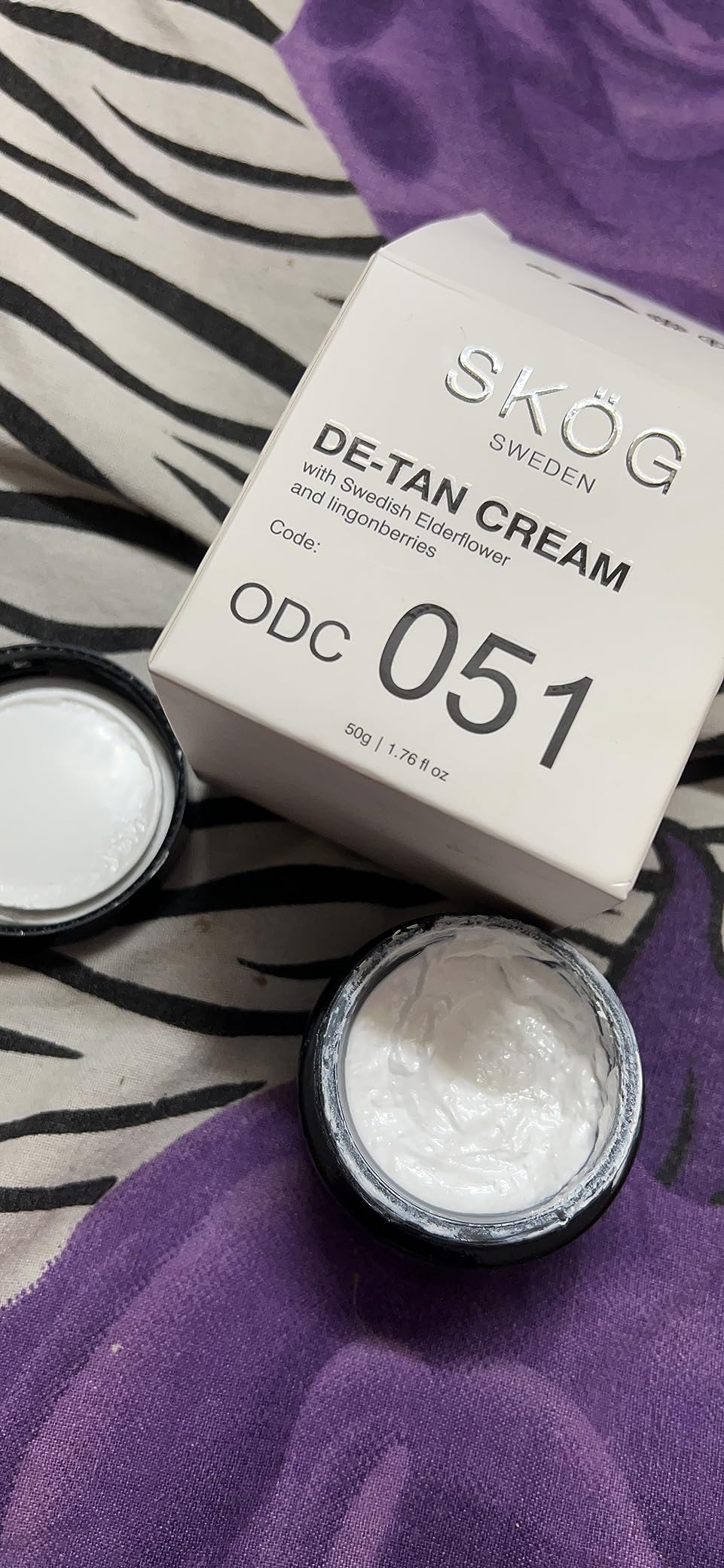 SKÖG DETAN - Natural Tan Removing Cream for Women and Men, 50g : Amazon ...