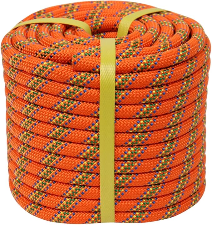Double Braided Arborist Rope - 1/2 Inch x 200 Feet Polyester High ...